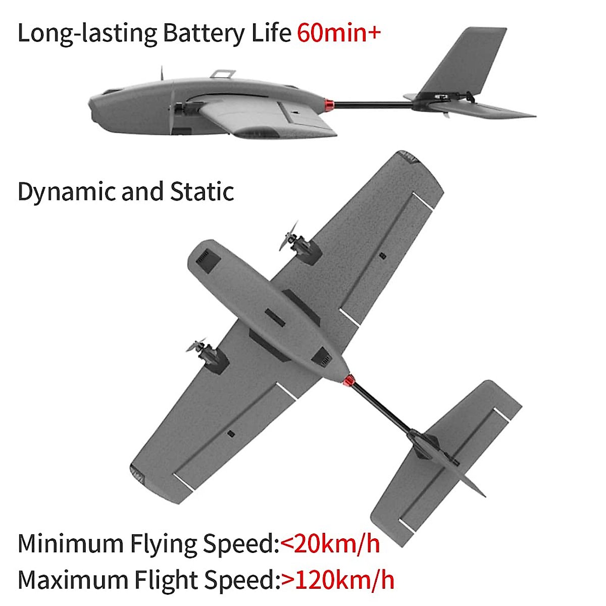 SoloGood HEE Wing T-01 Fixed Wing RC Plane, 730mm Fixed Wingspan PNP EPP Foam RC Airplane, Easy Control for Beginners