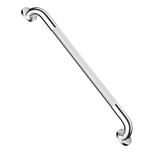 24 Inch Anti Slip Shower Grab Bar, Munzong Stainless Steel Bathroom Grab Bar, Satin Brushed Nickel Knurled Bathroom Balance Bar,Safety Hand Rail Support Handicap Elderly Senior Assist Bath Handle