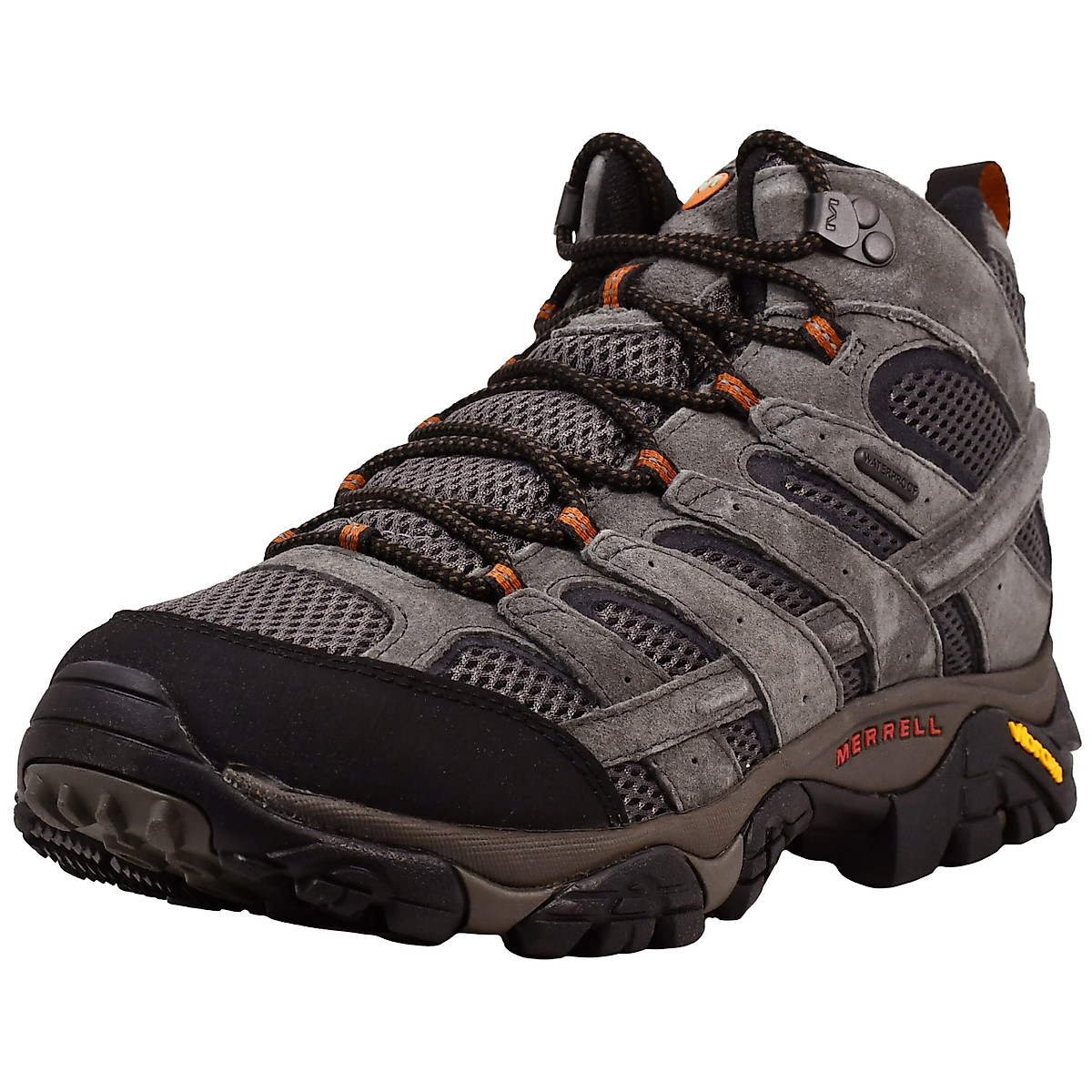 Merrell Men's Moab 2 Mid Waterproof Hiking Boot, Beluga, 9.5 M US