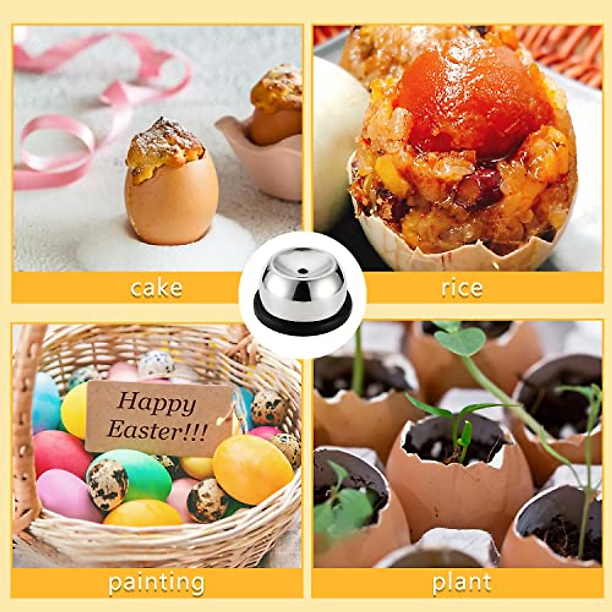 Egg Piercer, Stainless Steel Needle Egg Punch, Egg Piercer Hole Seperater Bakery Kitchen Tools, Dishwasher safe