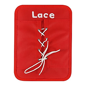 LST LISKTO Dress Learning Boards Preschool Early Educational to Basic Life Skills Dress Learning Boards Learn to Button,Buckle,Zip,Snap,Lace & Tie