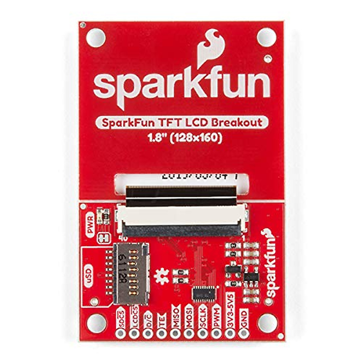 Electronics123.com, Inc. SparkFun TFT LCD Breakout - 1.8" (128x160)