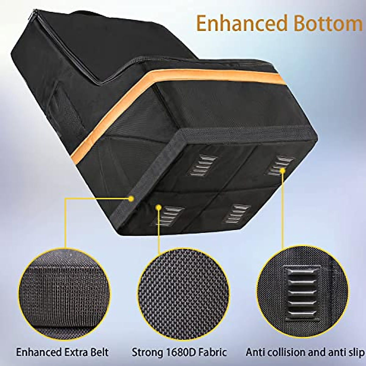 Hap Tim Car Seat Travel Bag, Padded Carseat Cover for Airplane, Portable Car Seat Carrier for Airport Essentials, Infant Car Seat Travel Backpack, Family Travel Accessories, Black（CSTB-2242）