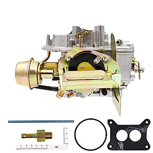 NENKUTEN 2 Barrel Carburetor 2100 2150 A800 Carb for Ford 289 302 351 Mustang Jeep Engine F100 F150 F250 F350 360 Cu Carb Replace Motorcraft/Autolite 2100 2150 with Electric Choke Mounting Gasket