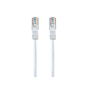Monoprice Cat6 Outdoor Rated Ethernet Patch Cable - 50 Feet - White | Snagless RJ45, Stranded, 550MHz, UTP, Pure Bare Copper Wire, 24AWG