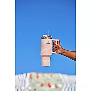 Stanley Adventure Quencher Travel Tumbler 40 oz - Peach Tie Dye