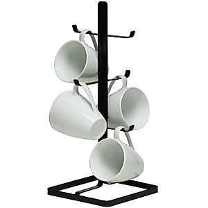 Neat-O Metal Mug Tree Holder Organizer Rack Stand