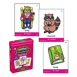 Super Duper Publications | Articulation K Sound Fun Deck | Vocabulary and Language Development Flash Cards | Educational Learning Materials for Children