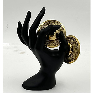 DharmaObjects Belly Dancing - OM Pro Finger Zills or Cymbals 2 Pair/4pcs Gold 6cm