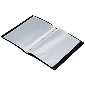 Tiger 300930 20 A5 Pocket Presentation Display Book - Black,Medium