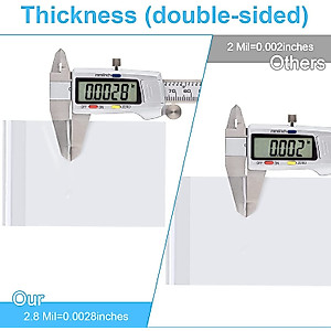 300 Pcs Cellophane Bags, 4x6" 2.8 Mils Cookie Bags for Packaging, Small Cellophane Bags Self Adhesive, Cello Bags Small Clear Plastic Bags for Candy, Bread, Dessert, Party Favors, Bakery