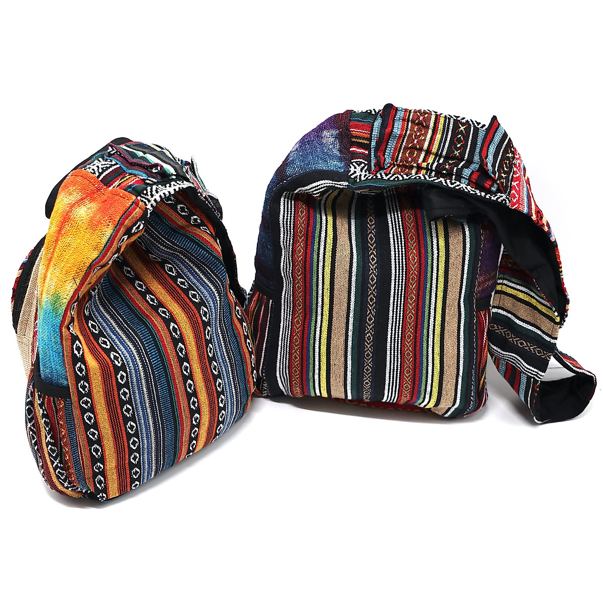 Himalaya Handmade Unique Design Mushroom Hand Embroidery crossbody bag Hippie Festival Travel 100% Hemp FAIR TRADE | Handmade with Love