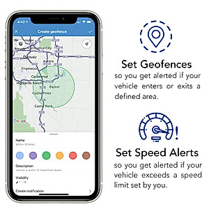 Lightning GPS GL300 Car Tracker Device for Vehicles with Magnetic Case - Subscription Required GPS Tracker for Vehicles - Fleet GPS Tracker Automotive Tracking Device - Cars Hidden GPS Tracking Device