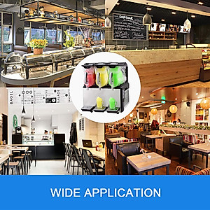 VBENLEM 110V Slushy Machine 30L Triple Bowl Frozen Drink Maker 1250W Automatic Clean Day and Night Modes for Supermarkets Cafes Restaurants Snack Bars Commercial Use