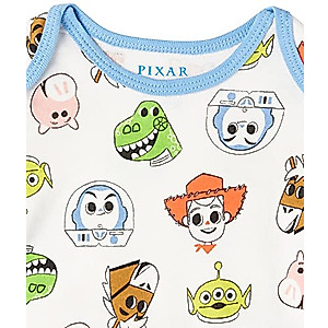 Amazon Essentials Disney | Marvel | Star Wars Unisex Babies' 6-Piece Outfit Set - Discontinued Colors, Pack of 6, Toy Story Play Nice, Newborn