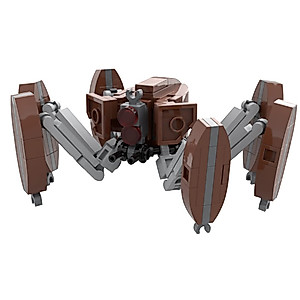 AnDesign Crab Droid Robot Military Building Kit 142 Pcs ww2 Building Blocks Toys Set Compatible with Lego Space War for Kids Adults MOC-87372