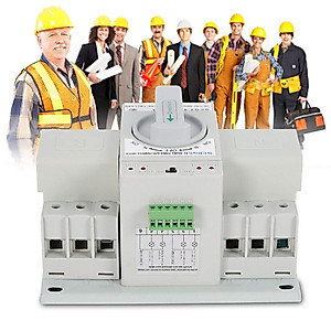 Dual Power Automatic Transfer Smart Switch 3P 63A 60Hz CB Level