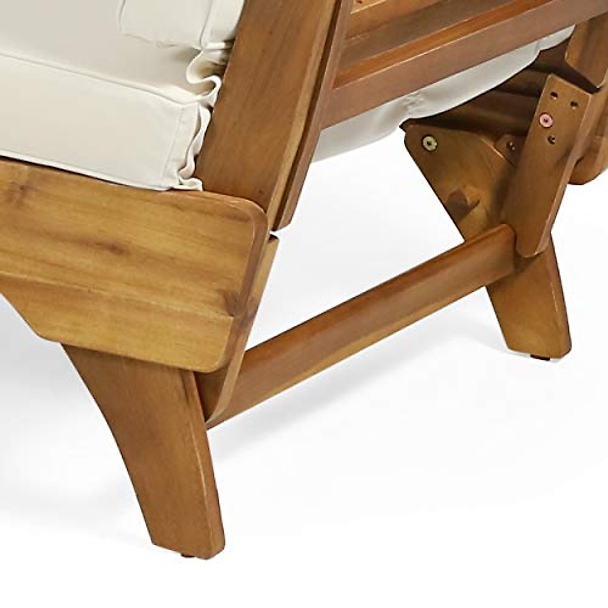 Christopher Knight Home Patrick Outdoor Acacia Wood Expandable Daybed with Water Resistant Cushions, Teak