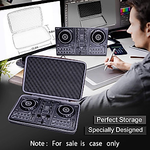 XANAD Hard Case for Pioneer DJ DDJ-200 Smart or DDJ-200 / DDJ-WeGO4-K/DDJ-WEGO3 DJ Controller - Travel Protective Bag