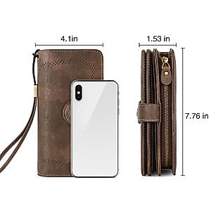 CLUCI Women Backpack Bundle with Women Wallet