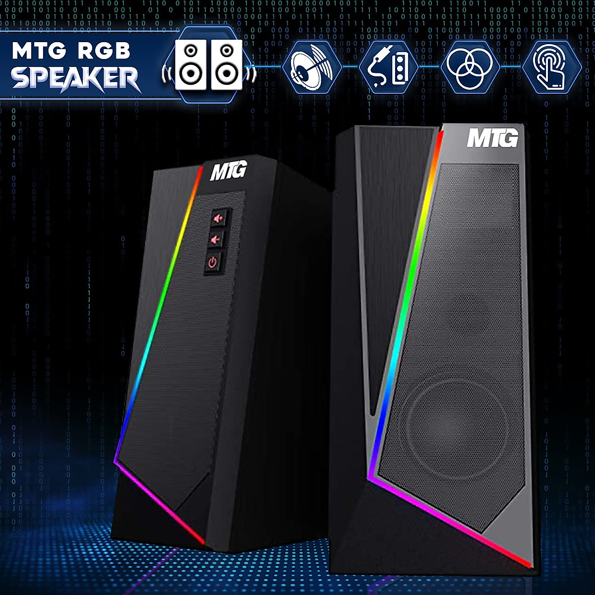 Lumos 8 Gaming Desktop PC, Intel Core i5 8th Gen, AMD RX 6400 4GB DDR6, 16GB RAM, 256GB SSD + 1TB HDD 24 Inch Monitor, PCI-E Bluetooth | Wi-Fi, RGB Kit, Win 11 Home (Renewed)