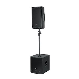 Gator Frameworks Standard Subwoofer/Speaker Extender Pole and 20mm Adapter; Fits M6 Threading (GFW-SPK-SP),Black