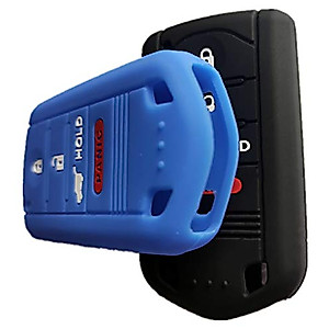 Smart Key Fob Covers Case Protector Keyless Remote Holder for Acura MDX TL TLX ZDX RDX TSX RL ZD IL M3N5WY8145 (Not fit Engine Hold FOB) Black OEM Part Number 267F-5WY8145 KR5434760