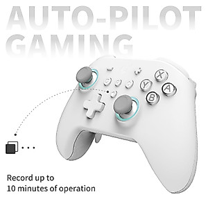 AKNES Gulikit KK3 MAX Controller, Hall Joysticks&Triggers Controller for Switch/Android/iOS/Steam Deck, 4 Back Buttons,Maglev/Rotor/HD Vibration,Wired/Wireless with 1000Hz Polling Rate for Wins-Black