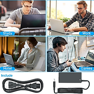 65W Laptop Charger for Dell Latitude 13 3301 3310 3390 14 3400 3410 3420 3490 15 3500 3510 3520 3590 Vostro 13 5301 5390 14 5401 5402 5490 15 3558 3559 - UL Listed Adapter