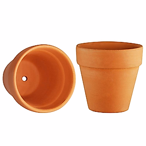 BESTTOYHOME 48 Pcs Small Mini Clay Pots 2'' Terracotta Pot Clay Ceramic Pottery Planter Cactus Flower Pots Succulent Nursery Pots- Great Plants,Crafts,Wedding Favor