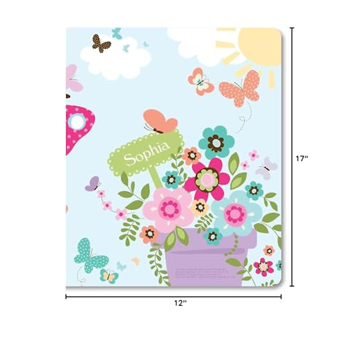 Personalized Placemat for Kids, Butterflies - I See Me!