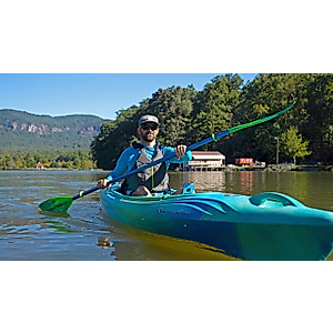 Perception Joyride 10 | Sit Inside Kayak for Adults and Kids | Recreational and Multi-Water Kayak with Selfie Slot | 10' | Dapper