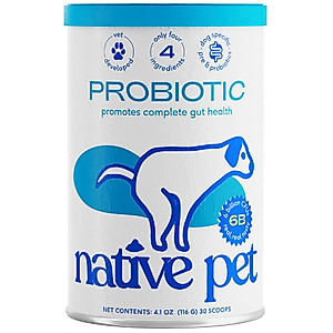 Native Pet Omega Oil for Dogs (8 oz.) & Probiotic for Dogs (4.1 oz.)