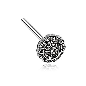 316L Surgical Steel 10mm Straight Mandela Nose Stud Ring 20G