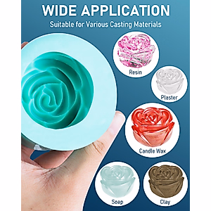 Nicpro 74oz Silicone Mold Making Kit, Platinum Liquid Silicone Rubber for Mold Maker, Jade Green Flexible & Food Safe Mix Ratio 1:1 for Casting 3D Resins Molds DIY with Mold Housing, Mixing Cups