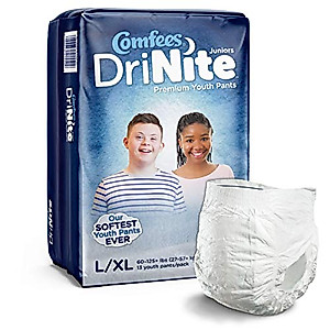 Comfees DriNite Youth Pants- Large/x-Large, 52 Count