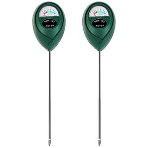 Thlevel Plant Moisture Meter, Plant Water Meter, Soil Moisture Meter for House Plants for Garden, Lawn, Farm, Indoor & Outdoor Use, No Batteries Required (2 Packs Green)