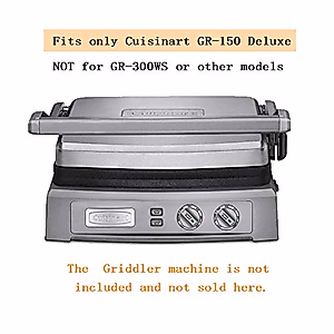 UsKitchen Waffle Plates for Cuisinart Griddler GR-150 Deluxe