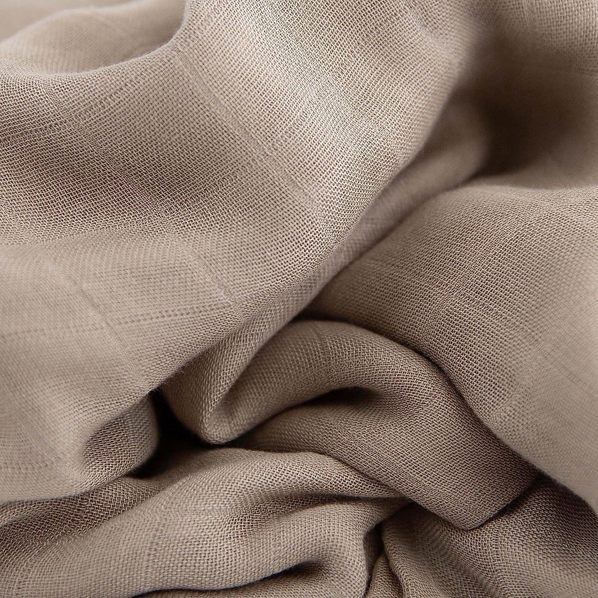 Little Unicorn – Caramel Deluxe Swaddle Set | Set of 2 | 100% Rayon Muslin from Bamboo | Super Soft | Newborns and Infants | Large 47” x 47” | Machine Washable