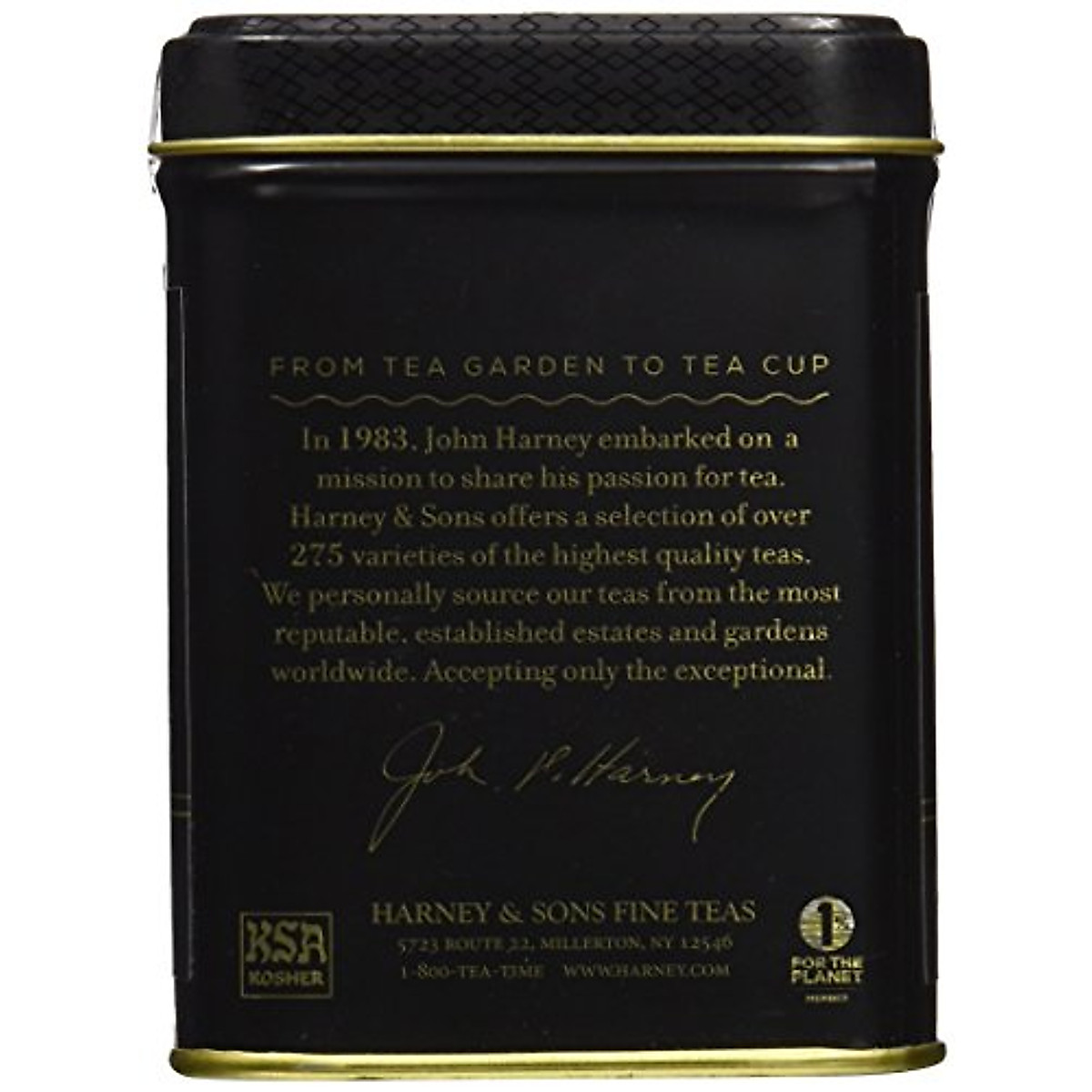 Harney & Sons Flavored Black Tea, Paris, 4 Ounce