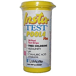 LaMotte Insta-Test Pool 4 Plus Test Strips, 50-Count LES-3032-IT-12