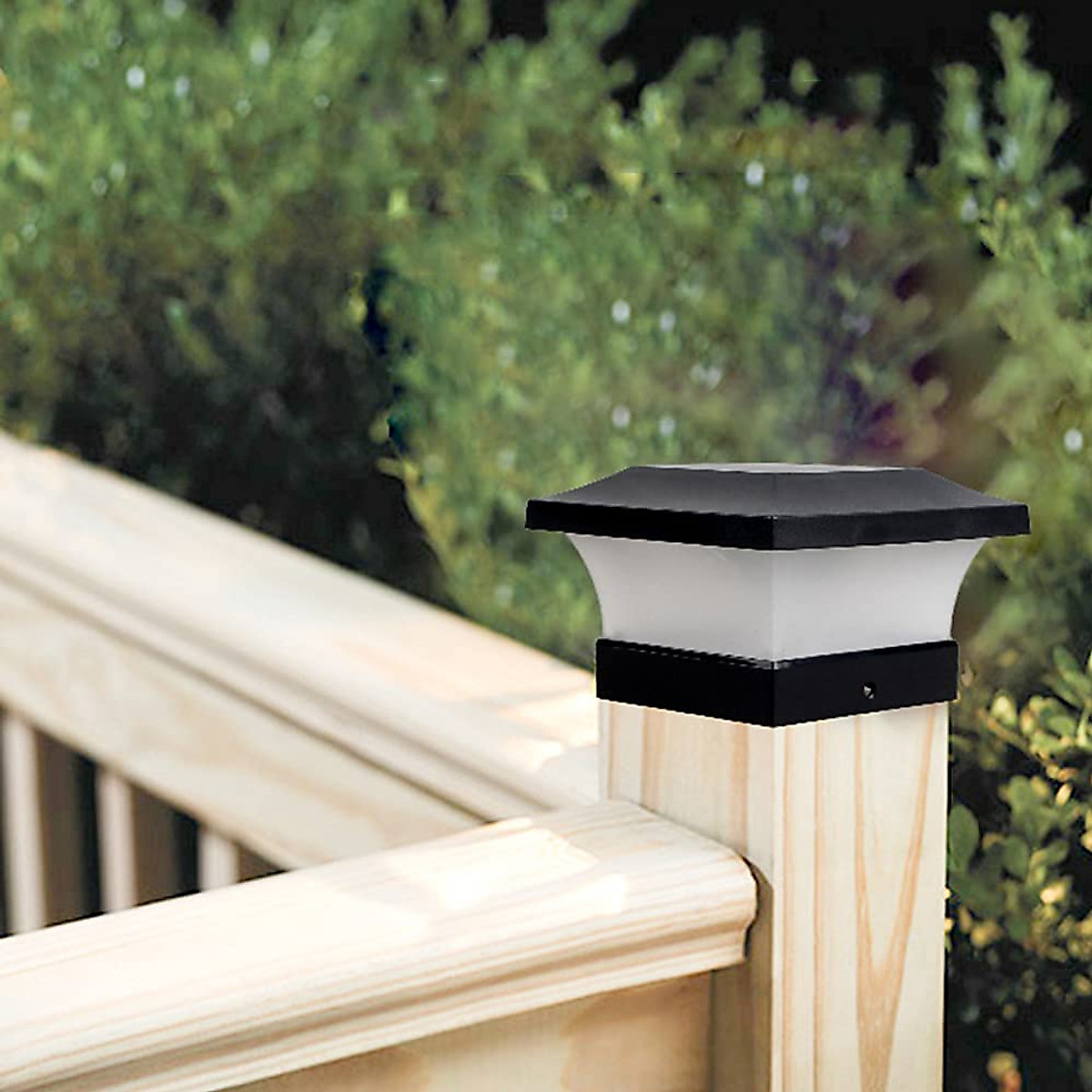 ZHUANYIYI Outdoor Solar Garden Column Headlights, Wall Gate Column Lighting, Home Garden Pavement Waterproof Landscape Lights