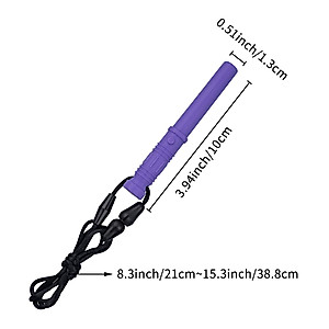 BUDDE Sensory Chew Necklace-Teether Silicone Chewing Teething&Biting Needs Soft Silicone Teething Baby Toy for Babies 36+Months Durable,Safe Silicone-Hypoallergenic-Easy to Clean 6 Packs, SY01