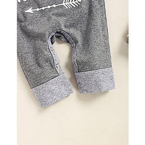 Rutoe Newborn Baby Boy Romper Outfits Infant Romper Bodysuit Gift Set Jumpsuit Outfit