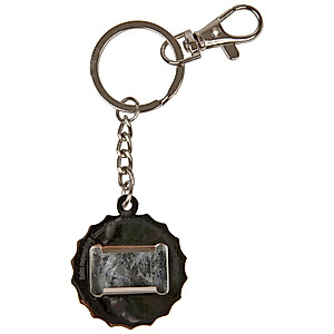 West Coast Novelty, Corona Extra Lime Wedge Bottle Opener Keychain, Green, One Size