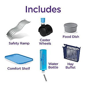 Kaytee Deluxe 2-Level Habitat for Pet Rabbits