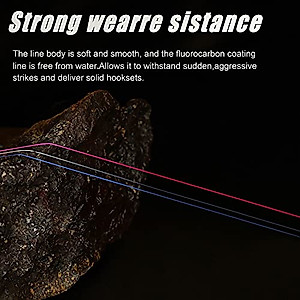 AKvto Premium Color Monofilament Fishing Line - Strong Abrasion Resistant Fishing Line, 30lb Catfish Line, Nylon Material Fish Wire - 300 Yards Tested for Freshwater and Saltwater Fishing