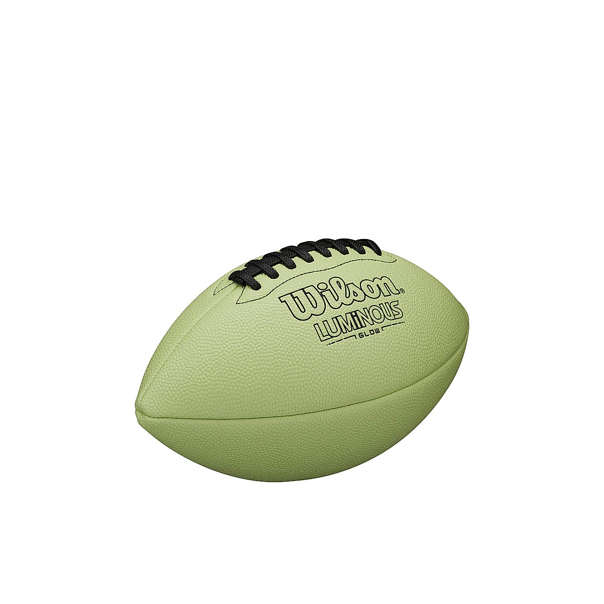 Wilson Luminous Glow Football - Junior Size, Green
