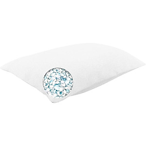 Serta Versafoam Memory Foam Bed Pillow, Standard (Pack of 2), White 2 Count