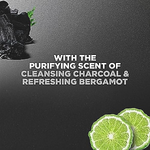 DOVE MEN + CARE Elements Body Wash Charcoal + Clay 4 Count For Men's Skin Care Effectively Washes Away Bacteria While Nourishing Your Skin, 18 oz